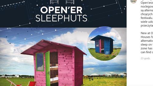 Domki na Open’erze po raz pierwszy! Ile kosztują i jak je zamówić ...