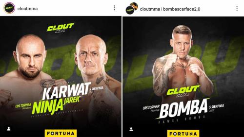 Clout MMA 1: Paweł 'Scarface' Bomba i Ninja Jarek NIE ZAWALCZĄ! Trafią ...
