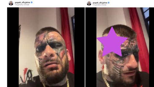 Popek pokazał nowy tatuaż na głowie. ''Wykorzystali mnie'' - 4FUN.TV